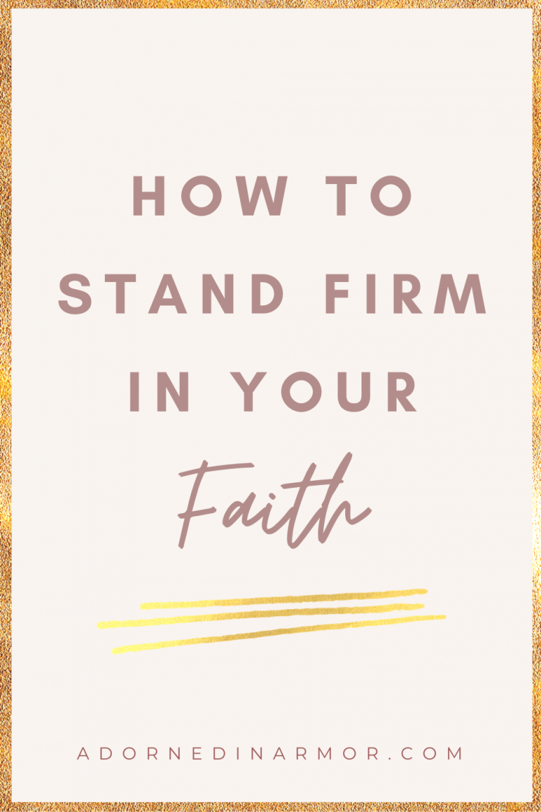 La mejor manera de mantenerse firme en su fe: Tiempo de silencio con ...