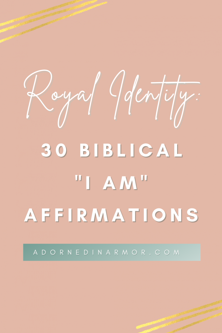30 Biblical “I AM” Affirmations: Your Royal Identity in Christ ...